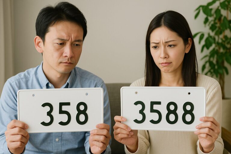 【ナンバープレート迷ったら】358と3588どっちがいい？金運・見た目・口コミを比較！ - PickMaster Labs