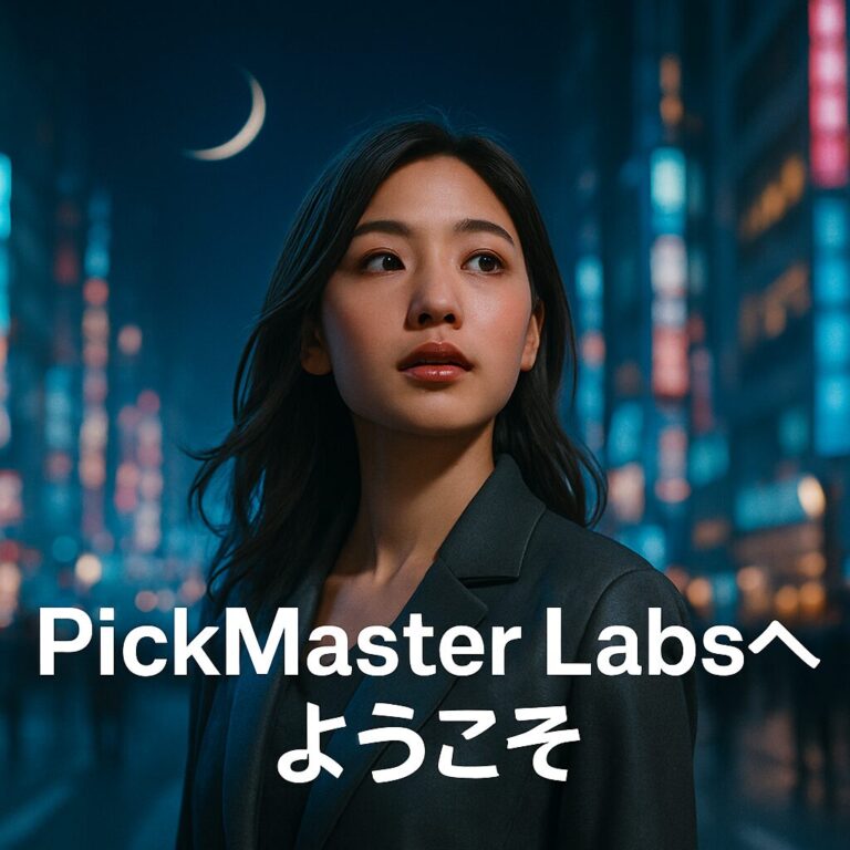 選ぶ前に、迷ったら。PickMaster Labsへようこそ - PickMaster Labs